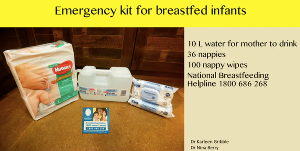 Breastfeeding and infant feeding in emergencies - Ibone Olza